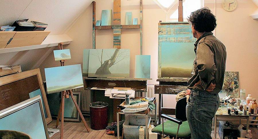 Johan Abeling: verstild mysterie van het Noord-Nederlandse landschap